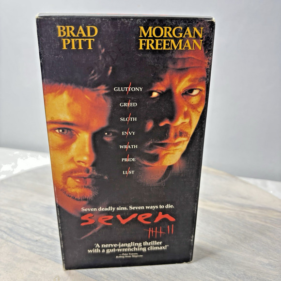 Media | Seven Vhs Brad Pitt Morgan Freeman | Poshmark